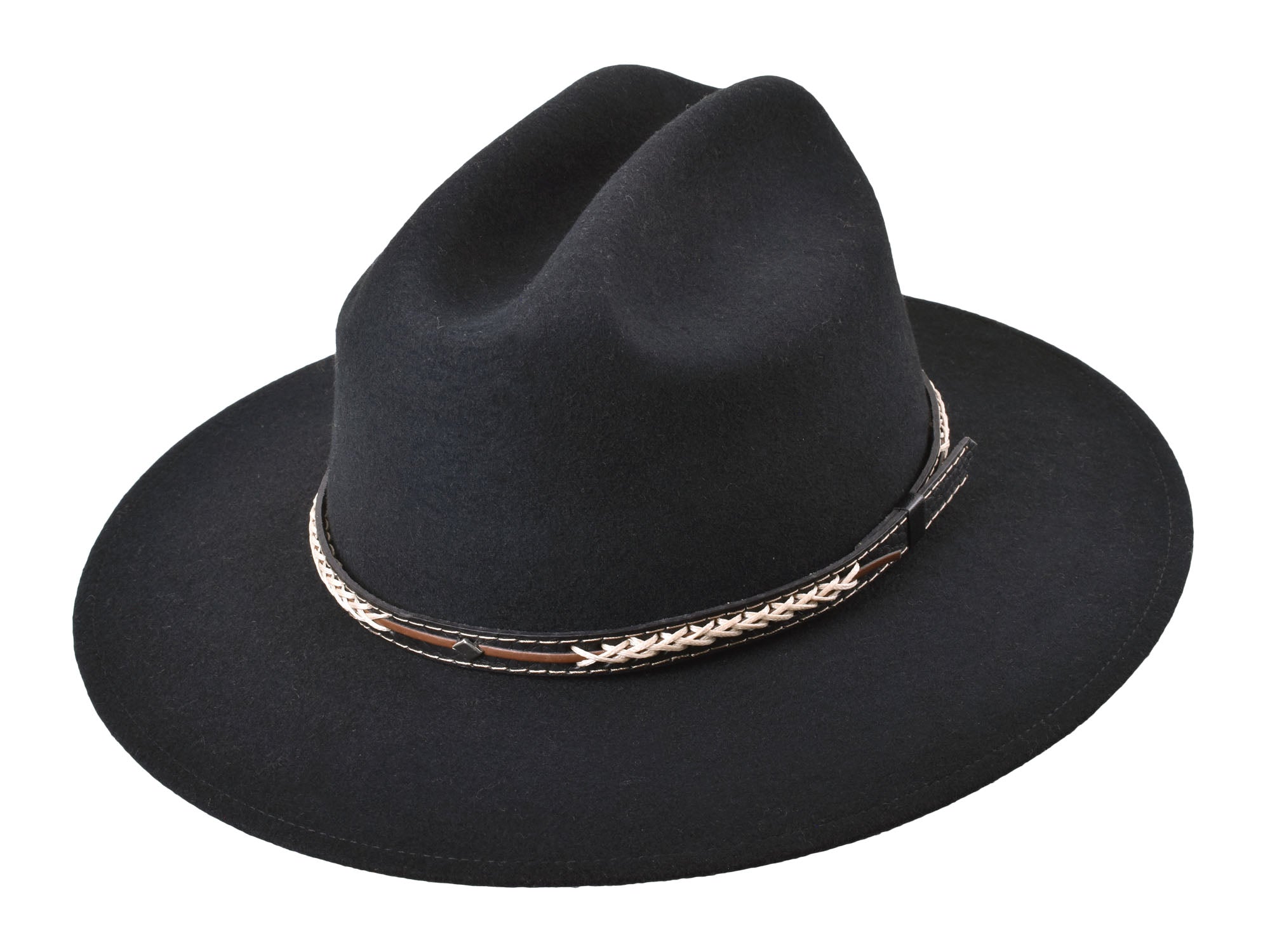 Outdoor Merino Wool Felt Hat Westland | Durable Winter Fedora – Bigalli ...